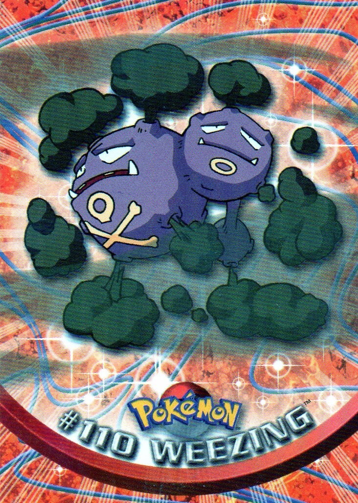 Pokémon #110 Weezing Card Topps TV Series 2 | eBay