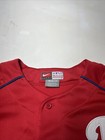 VTG Nike Philadelphia Phillies Chase Utley #26 Red Jersey Youth Size M ...