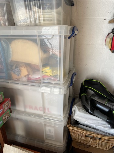 Really Useful Products 62L Nesting Boxes - Clear for sale online | eBay UK