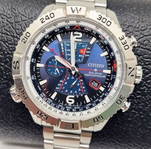 Citizen Promaster Navihawk A-T Blue Dial Eco-Drive Men's Watch AT8220 ...