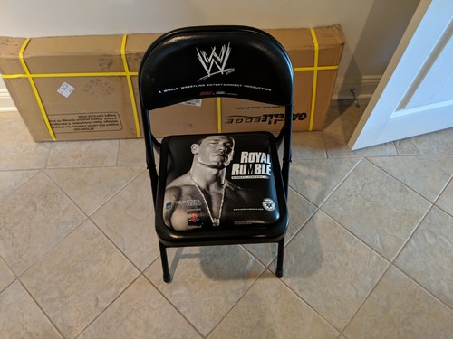 WWE Royal Rumble 2004 Ringside Chair Philadelphia 1/25/2004 WWF, JOHN ...