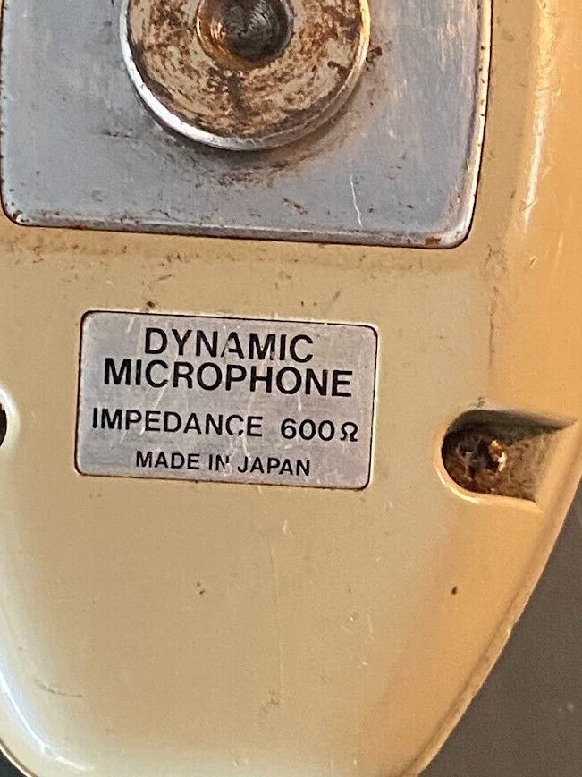 Kenwood Two Way Radio Microphone Impedance 600ohm Dynamic Microphone | eBay