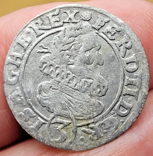 Austria 3 Kreuzer 1626 Ferdinand II Silver Coin! | eBay