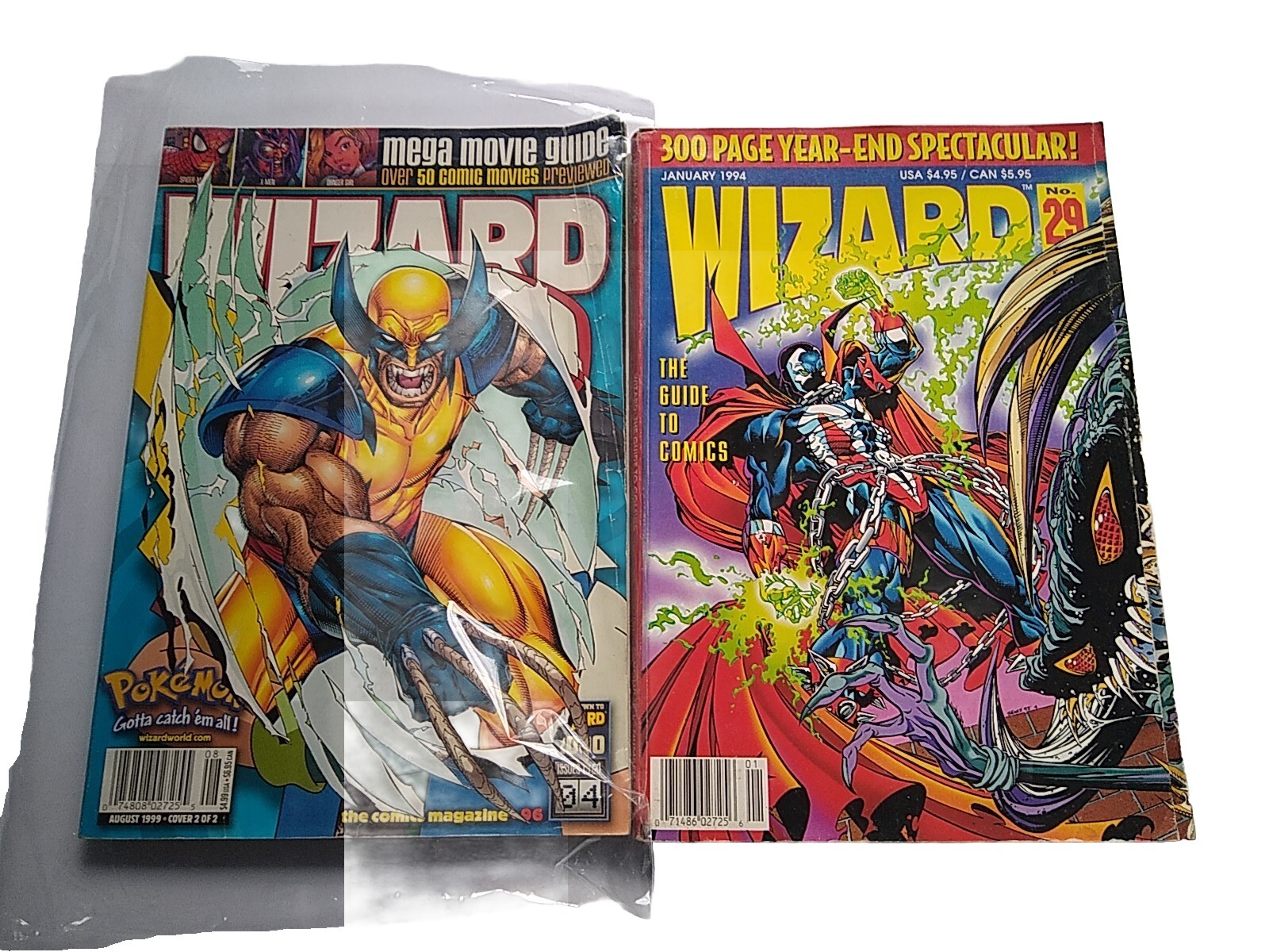 Wizard The Comics Magazine Wolverine Ripping through Pokemon Cover Lot ...