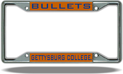 Gettysburg College BULLETS License Plate Frame | eBay