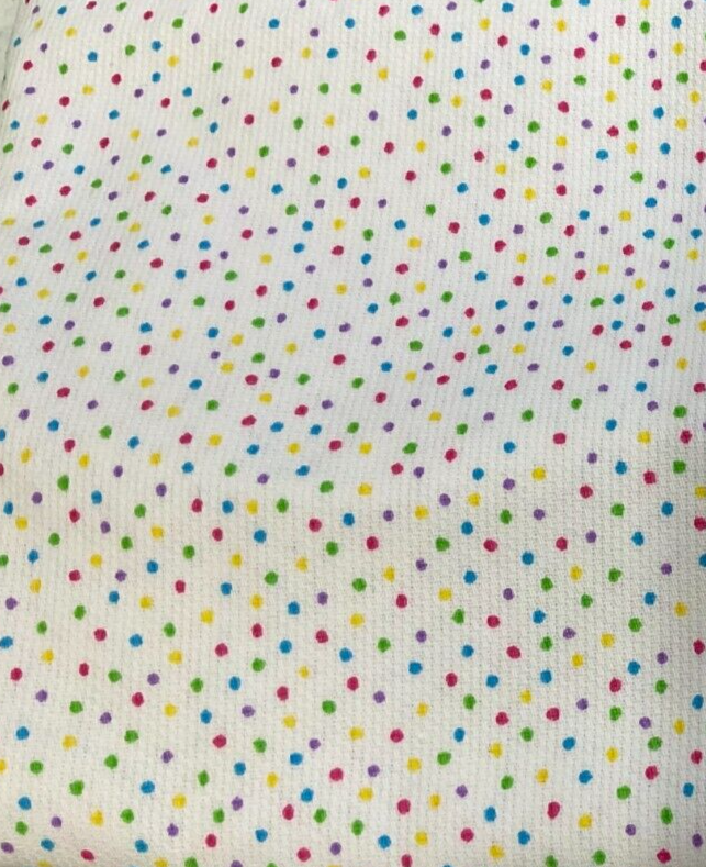 FABRIC FINDERS #10670 PIN DOTS-PINWALE COTTON PIQUE, 58" W- 7/8 YARD | eBay