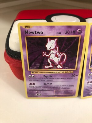 basic regular mewtwo LV 53 51/108 | eBay
