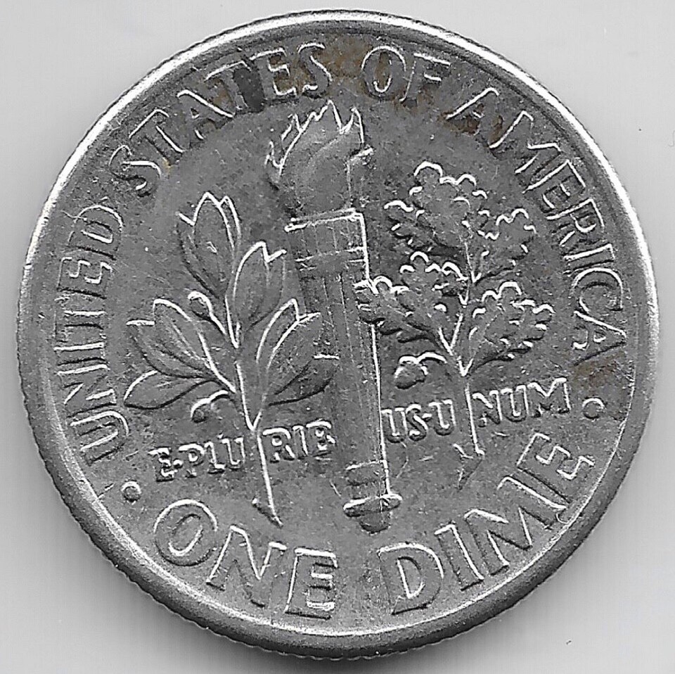 1994 P Roosevelt Dime Error Misaligned Die MAD Obverse | eBay