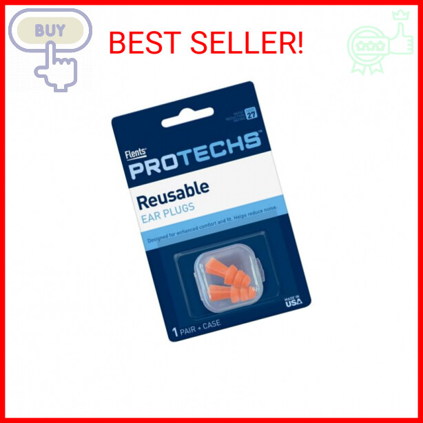 Flents Protechs Ear Plugs, 1 Pair of reusable Ear Plugs for Sleeping, Snoring, L | eBay