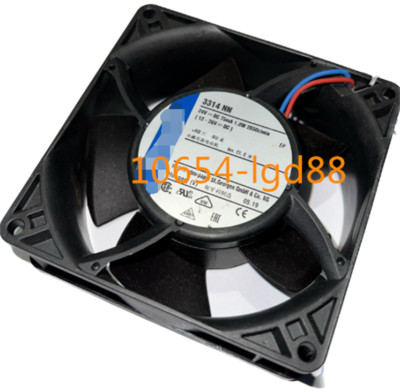 for 3314NN Axial Fan 24VDC 1.8W 75mA 2650RPM 90*90*32MM 2-wires Cooling ...