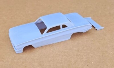 ABS-LIKE RESIN 3D PRINTED 1/25 1961 OLDSMOBILE F-85 PRO MOD BODY W ...