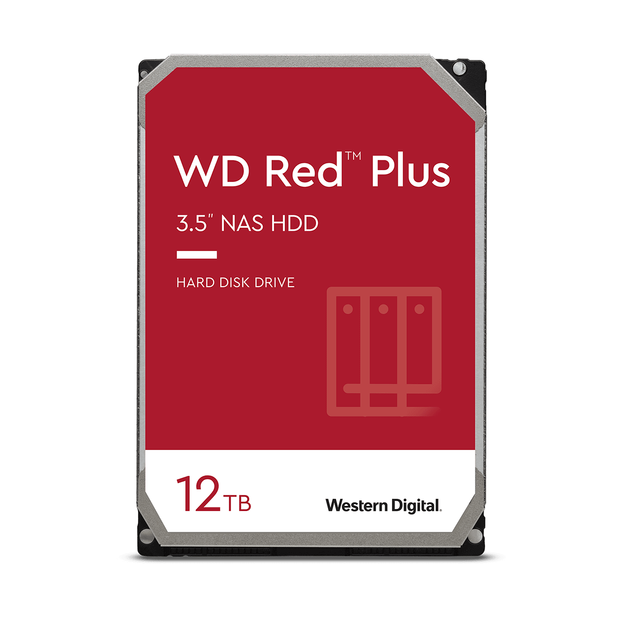 Western Digital Red Plus (5400RPM, 3.5", SATA III, 256MB Cache) 12TB ...