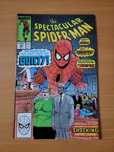 Spectacular Spider-Man #150 Direct Market Edition ~ NEAR MINT NM ~ 1989 ...