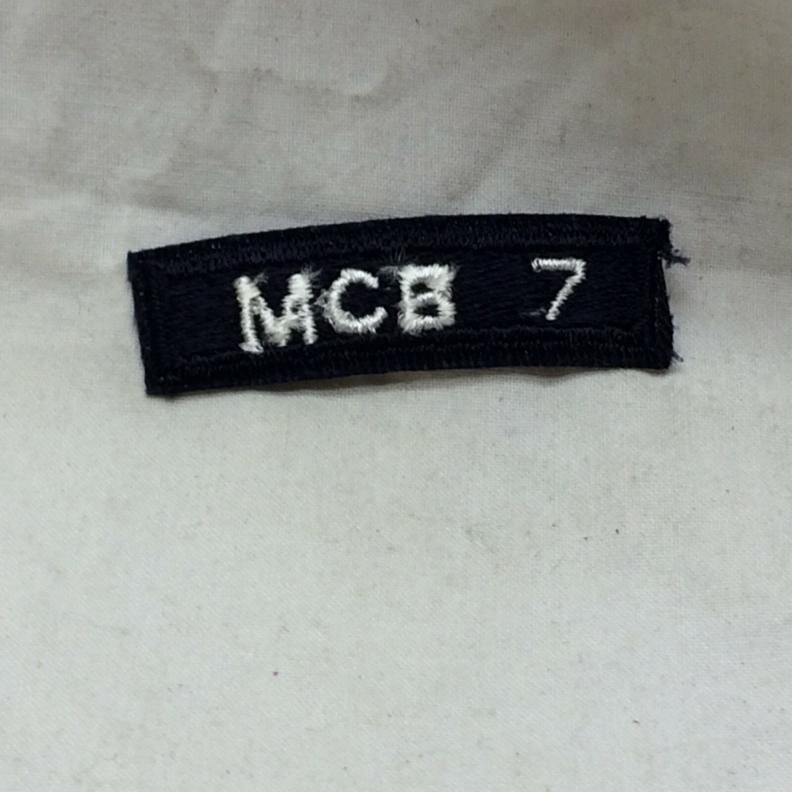Military Patch Navy Arc Tab Badge MCB 7 mobile Construction Battalion ...