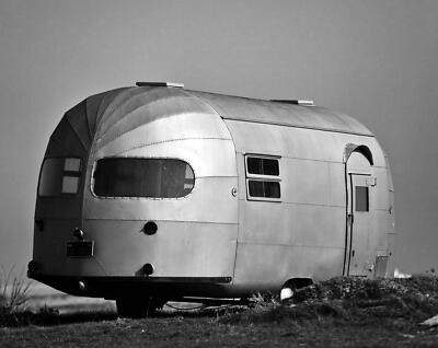 1950s Vintage AIRSTREAM TYPE Trailer PHOTO (195-R) | eBay