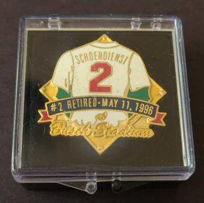 St. Louis Cardinals Red Schoendienst Number 2 Retirement Lapel Pin, May ...
