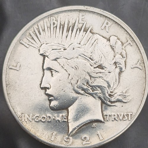 1921 High Relief Silver Peace Dollar - Extra Fine Details, Cleaned 💰🪙 ...