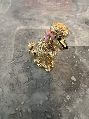 Estee Lauder French Poodle Jeweled Perfume Solid | eBay