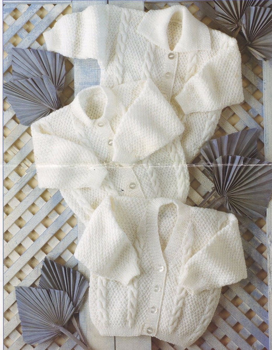 Knitting Pattern Premature Baby Cardigan Tiny Baby Premature Baby Pale