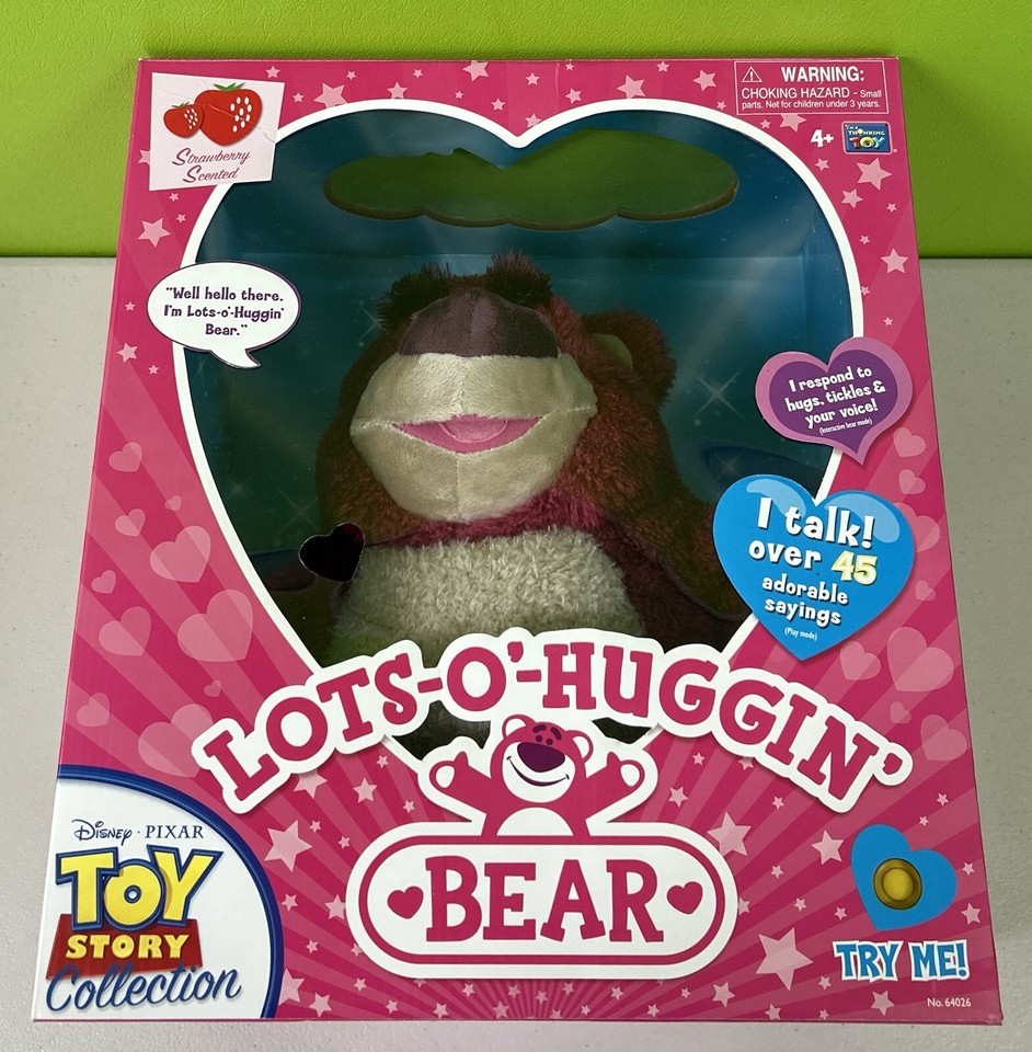🔹Toy Story Lotso Bear Talking Signature Collection🔹Thinkway Toys Disney ...