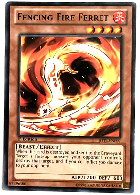 YuGiOh! - Fencing Fire Ferret - Common | eBay