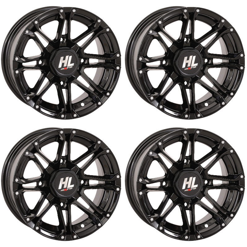 4 ATV/UTV Wheels Set 12in High Lifter HL3 Black 4/156 4+3 POL | eBay