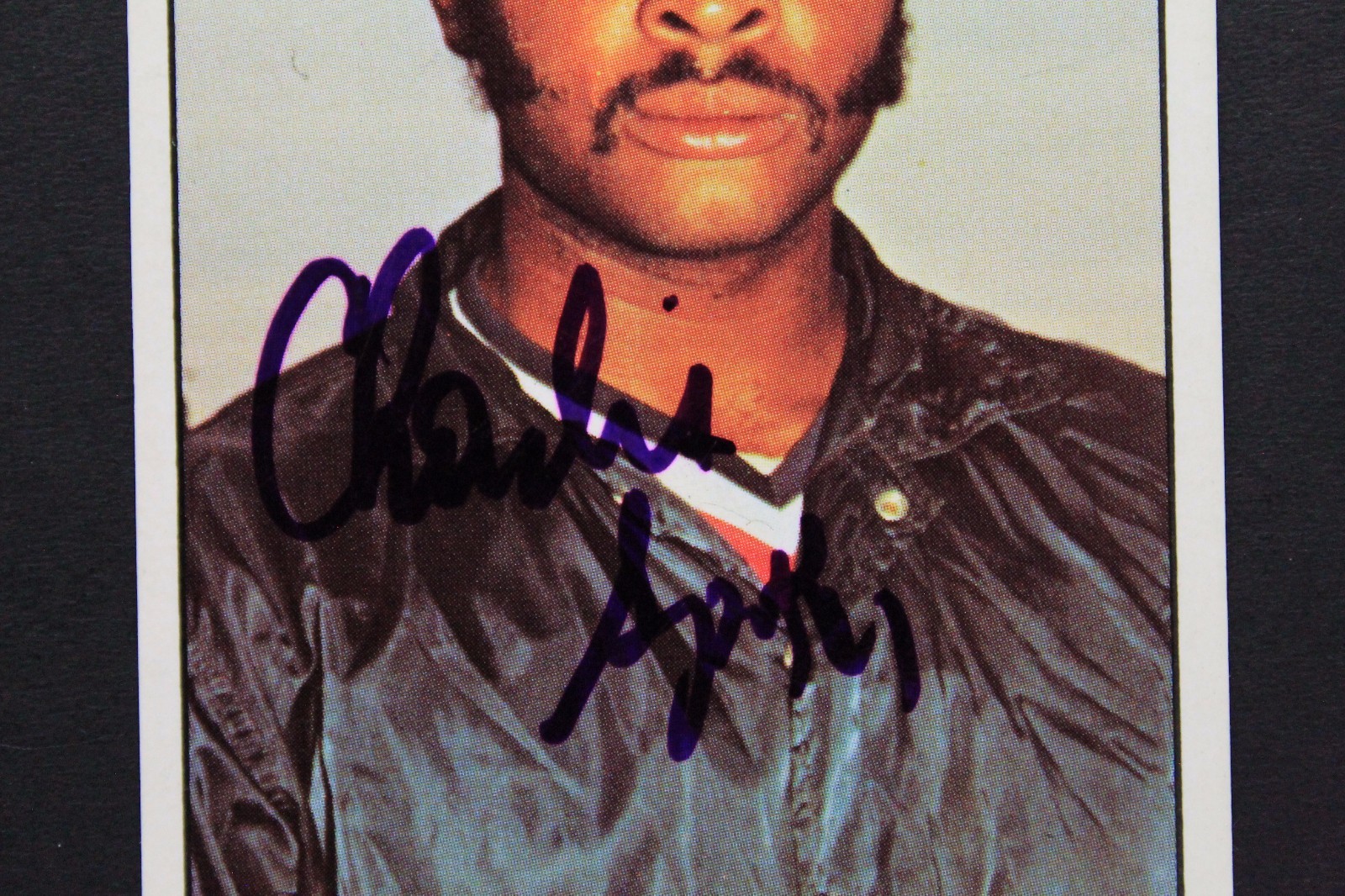 Charlie Spikes Indians Autographed 1975 SSPC #531 Signed Card RARE 16L ...