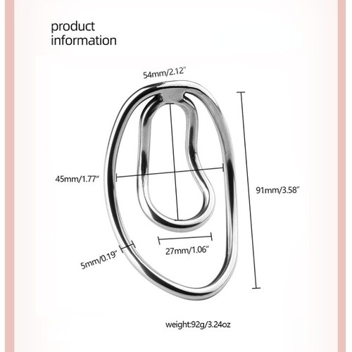 Panty Chastity Clip Sissy Male Chastity Training Device plastic ...