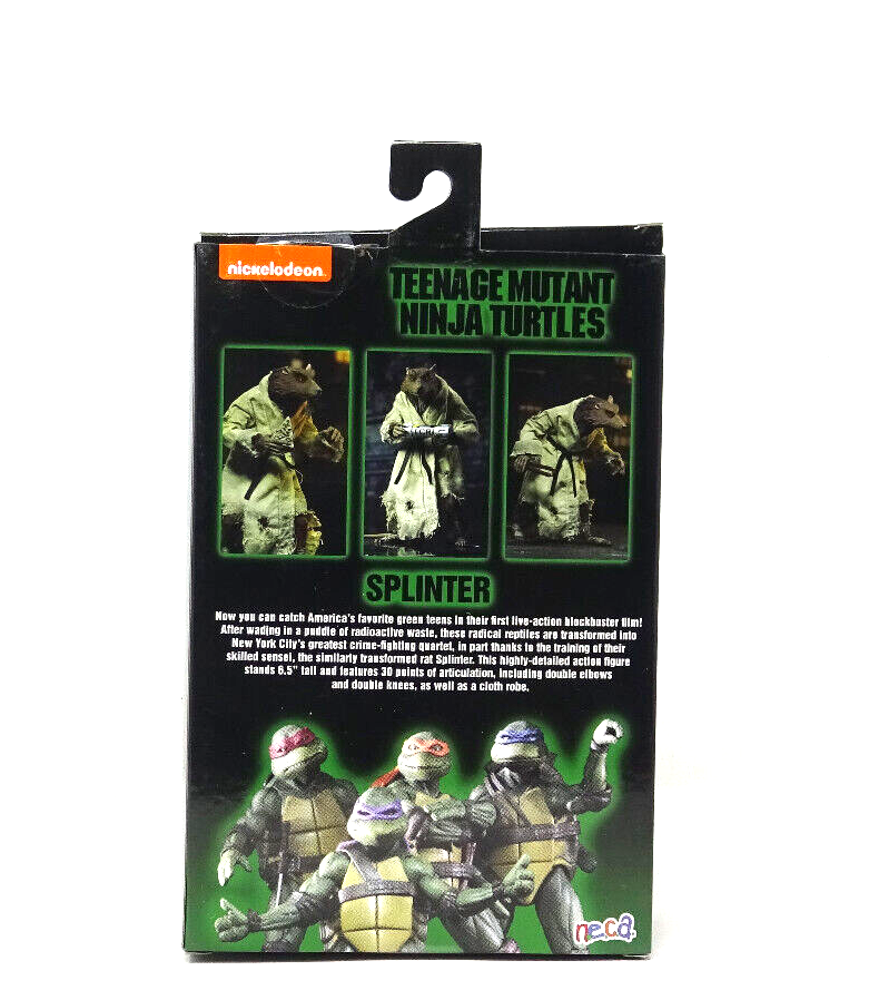 Neca Master Splinter Gamstop Exclusive Teenage Ninja Turtles Action ...