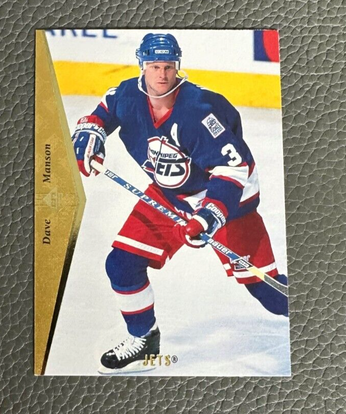 1994-95 SP Jets Hockey Card #134 Dave Manson | eBay