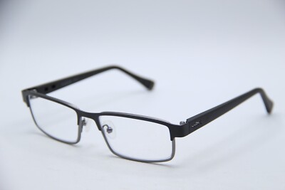 WILEY X FUSION GUNMETAL BLACK AUTHENTIC DESIGNER EYEGLASSES 53-16 | eBay