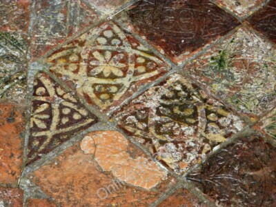 Photo 6x4 Close up of medieval floor tiles - Strata Florida abbey ...