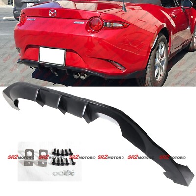 For 2016-2024 Mazda Miata MX5 GT JDM Shark Fin Rear Body Bumper Lip ...