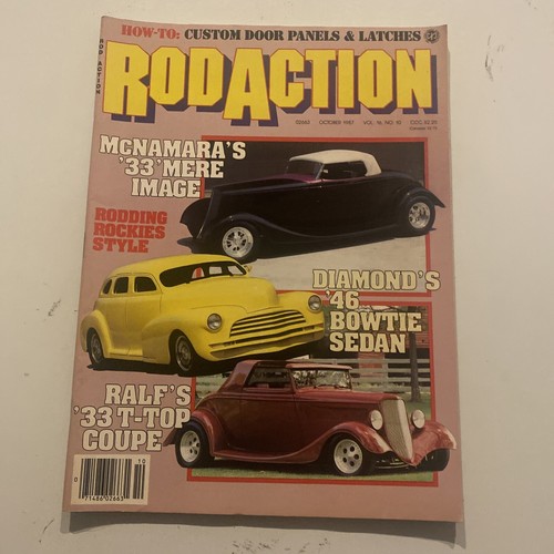 1987 Oct Rod Action Magazine Bow tie Sedan (CP277) | eBay