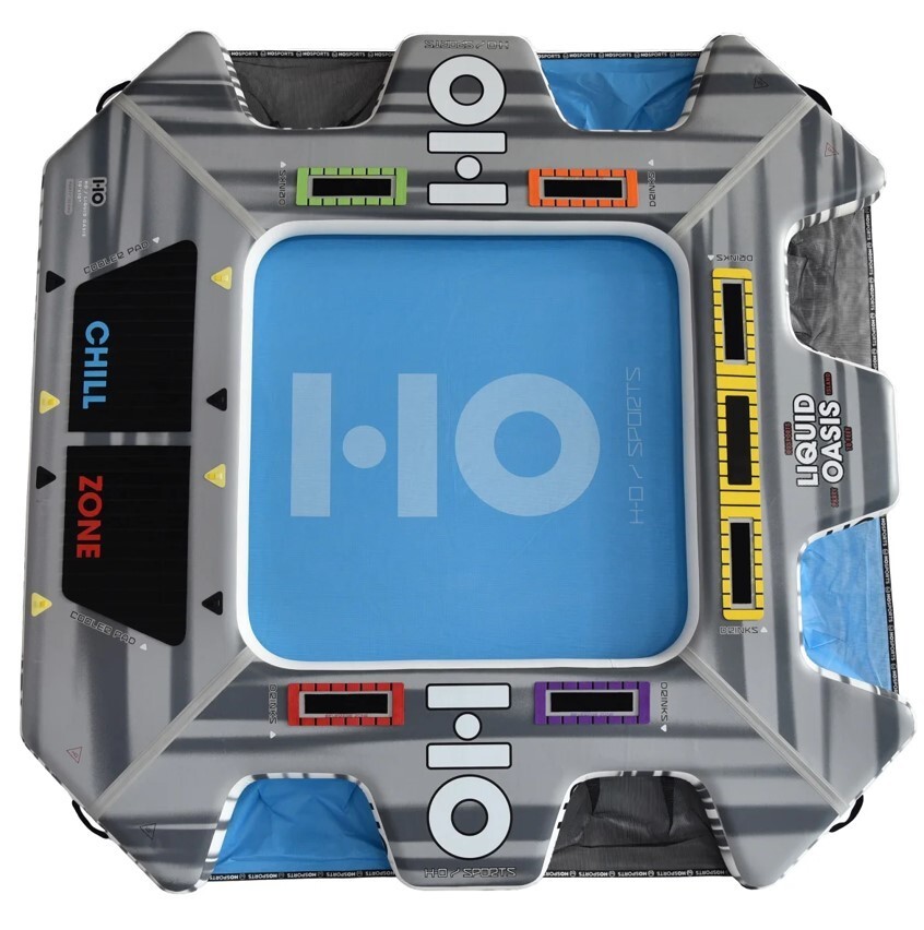 8 Person Inflatable Floating Party Island Lounge Large Lake Raft Float ...