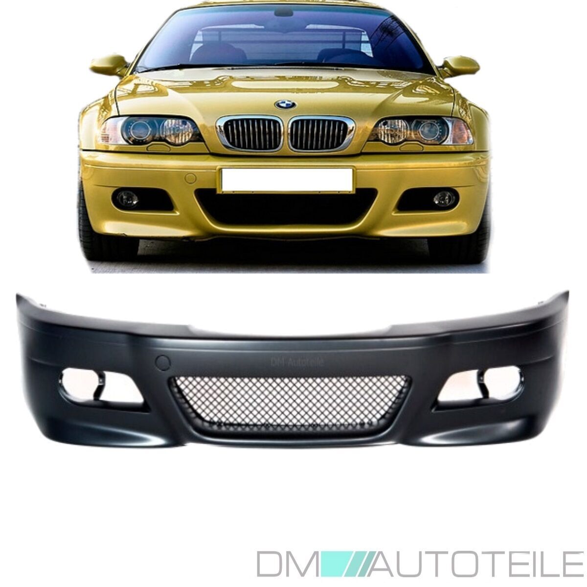 Coupe Cabrio Front Stoßstange Vorne passt für BMW E46 99-03 + ABS ...