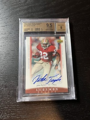 2006 Upper Deck Legends John Taylor Legendary Signatures Auto BGS 9.5 ...