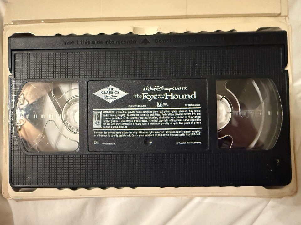 The Fox and the Hound VHS 1994 | Walt Disney Black Diamond Classic ...