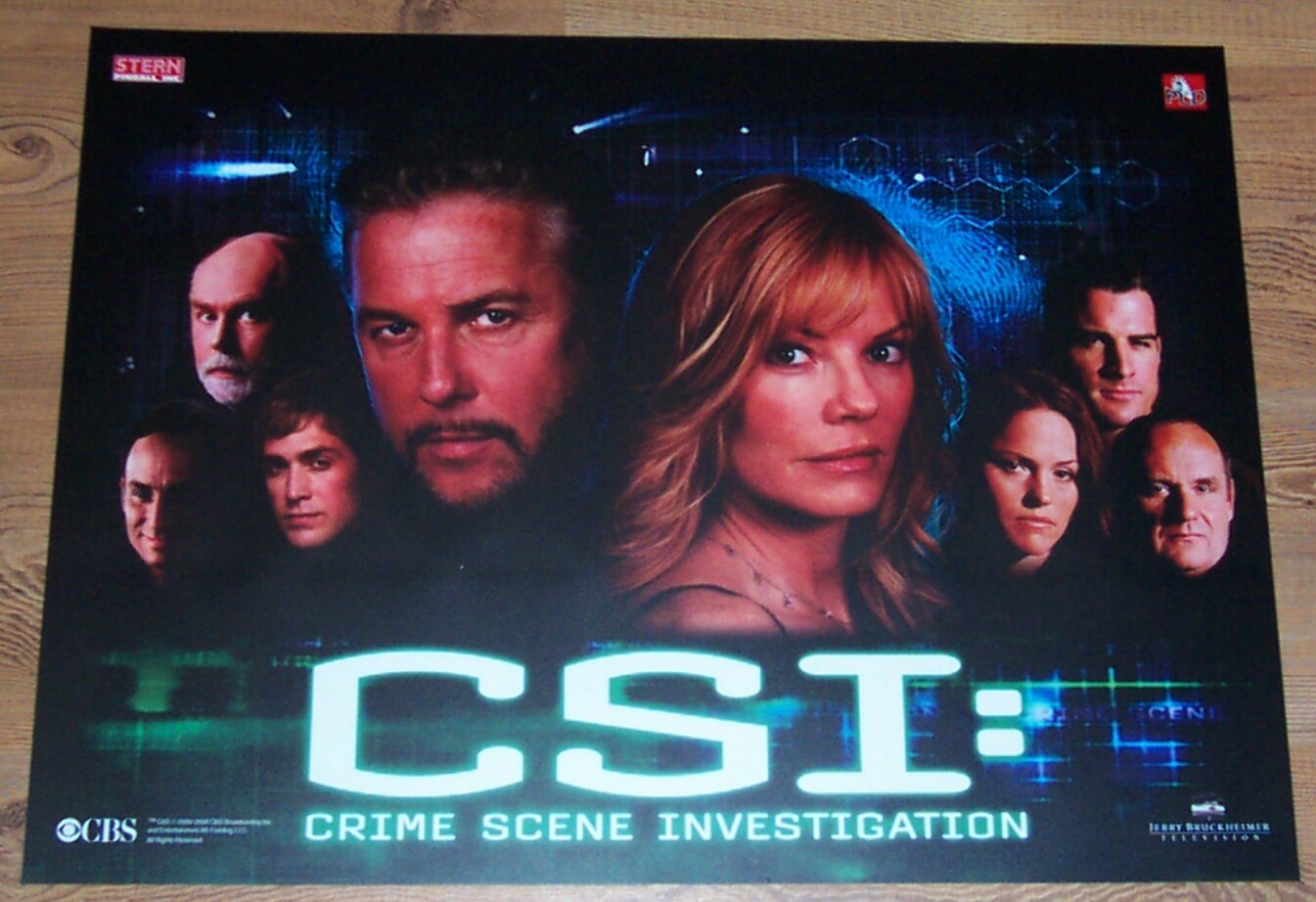 Stern CSI Pinball Machine Translite 830-52A2-00 NOS! Free Shipping! | eBay