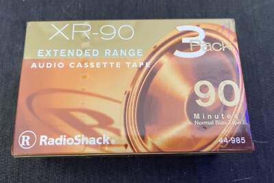 Radio Shack 3 Pack of XR90 Extended Range Blank Audio Cassette Tapes ...