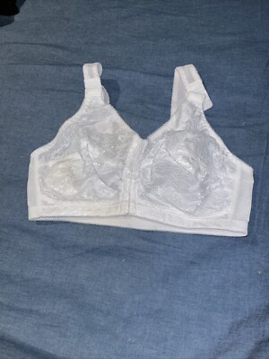 Plusform Instant Shaping Bra 1628 Women Plus 36B Front Close No Wire ...