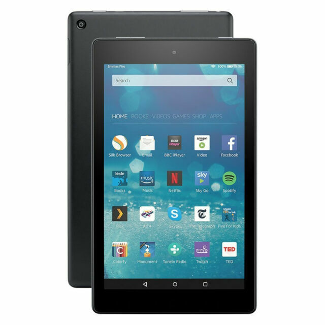 Amazon Kindle Fire HD 8 (6th Generation) 32GB, Wi-Fi, 8in - Black for ...