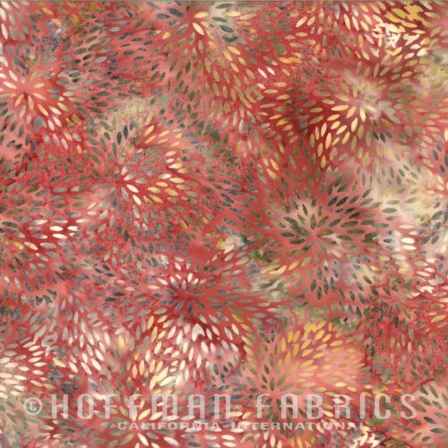 Hoffman Batiks Fabric - Bali Batik - #N2902-340 Tara Floral Seeds | eBay