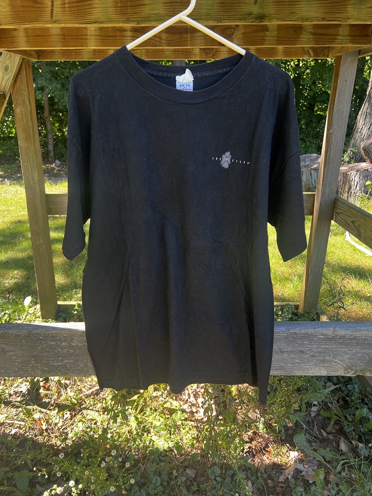 VINTAGE X-FILES Promotional Double Sided 1990s T-Shir… - Gem