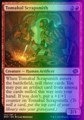 MTG Magic the Gathering Tomakul Scrapsmith (153/399) The Brothers' War ...