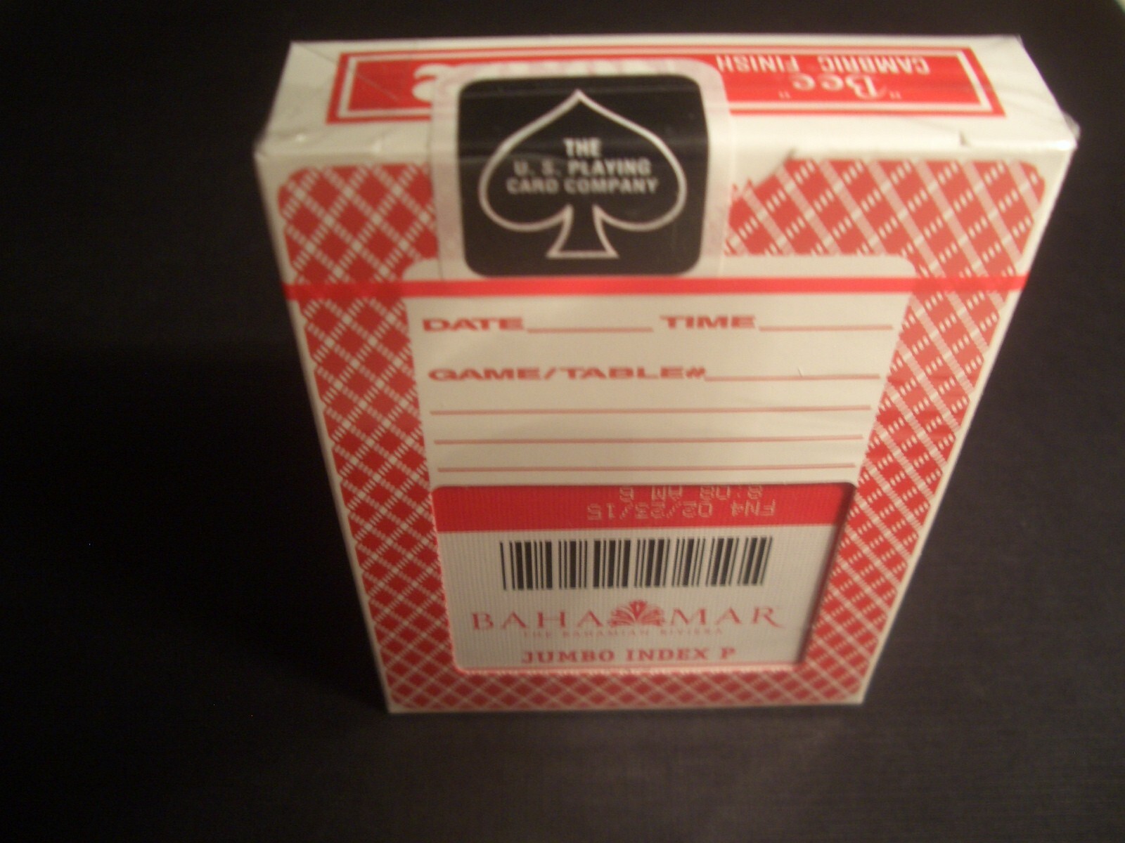1 BEE Deck, New / Sealed, Casino Playing cards, BAHA MAR, red, 2015 ...