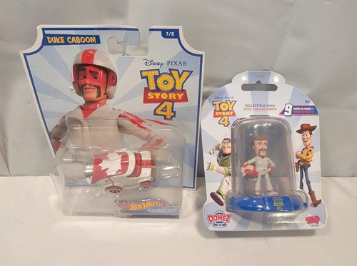 Lot 2 Disney Pixar Toy Story 4 Duke Caboom Figure & Hot Wheels ...