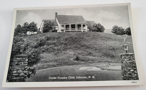 C 1924 GOLF PC CARTER COUNTRY CLUB CLUBHOUSE LEBANON NH TEICH NOS MINT ...