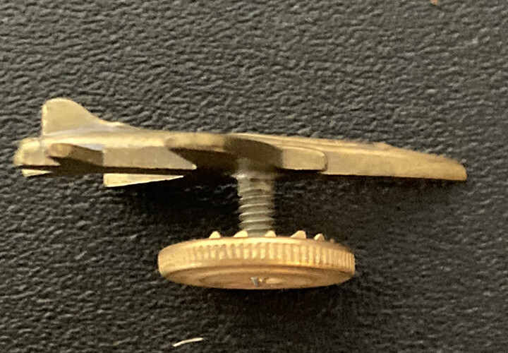 Vintage US Air Force F-100 Series Jet Fighter Airplane Tie Pin Lapel ...
