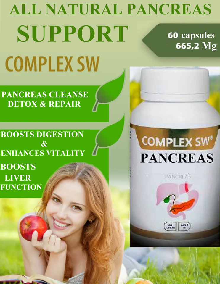 PANCREAS CLEANSE/REVITALIZER & DETOX FORMULA WITH PAPAIN ENZYME ...